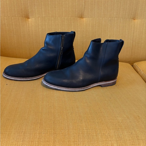 Helm | Shoes | Helm The Pablo Black Leather Ankle Moto Boots | Poshmark
